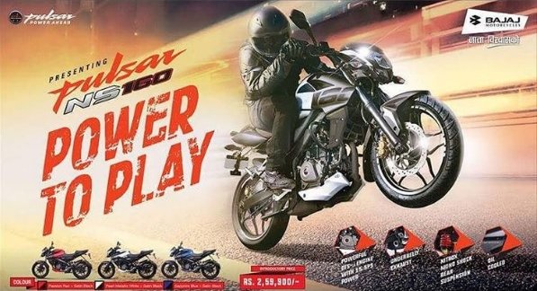 India-made Bajaj Pulsar 160NS launched in Nepal at NPR 259,900
