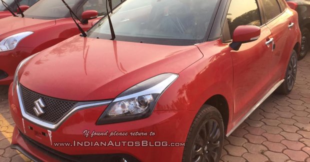 A red Maruti Baleno RS spotted yet again ahead of launch