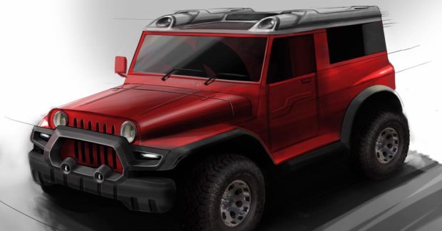 DC Design teases the customized 2017 Mahindra Thar
