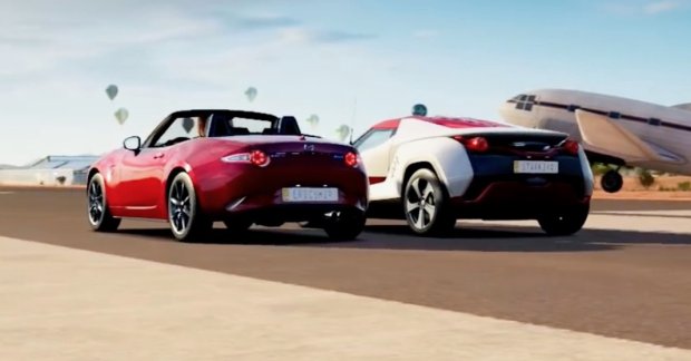 Tata Tamo Racemo vs. Mazda MX-5 in a virtual drag race