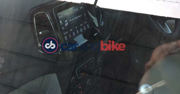 Top-end Jeep Compass Limited's 7.0 inch touchscreen spied