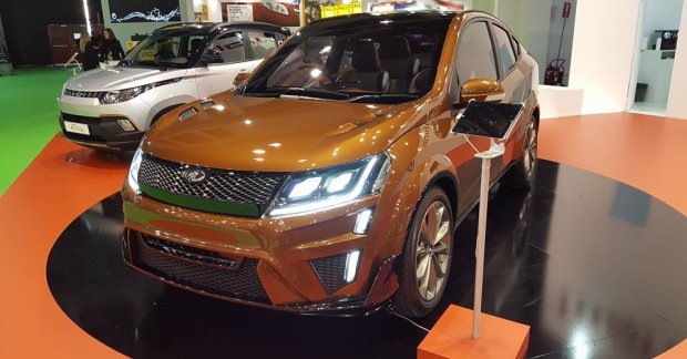 Mahindra XUV Aero Coupe showcased at Automobile Barcelona