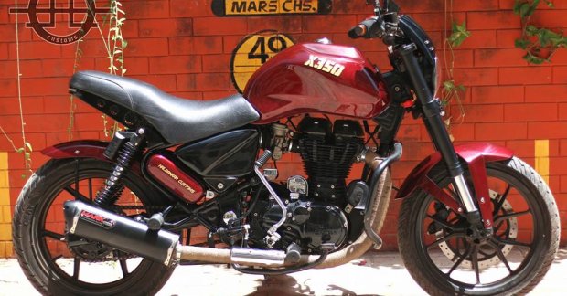 Royal Enfield Thunderbird Streetfighter by Haldankar Custom