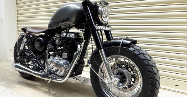 Custom Royal Enfield 'Old School' by Bulleteer Customs