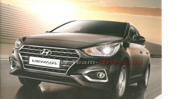 2017 Hyundai Verna brochure leaks revealing variant, features & colours