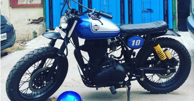 Royal Enfield Bullet 500 ‘RE- 500 Tracker’ by Rajputana Customs