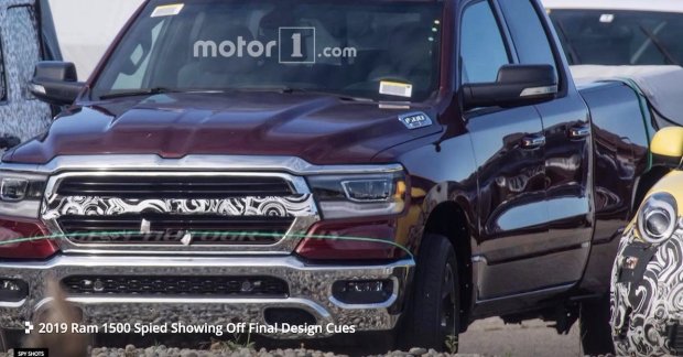 Next-gen 2019 Ram 1500’s front-end exposed in spy shots