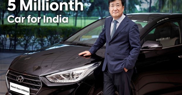 Hyundai India rolls out 5 millionth car from its plant in Tamil Nadu