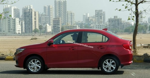 Second gen Honda Amaze spotted in final production form