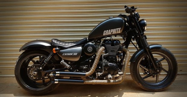 Royal Enfield Thunderbird 350 Graphite by Bulleteer Customs