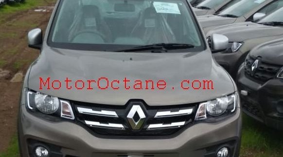 Renault Kwid 2019 spotted, gains reverse camera, new graphics & grille