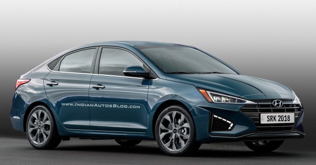 2020 Hyundai Verna (facelift) - IAB Rendering