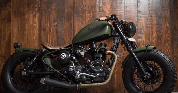 Custom Royal Enfield 'El Soldado' by Bulleteer Customs