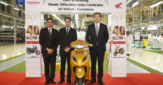 Honda 2Wheelers crosses 40 million sales milestone