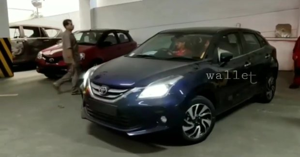 Toyota Glanza seen being driven for the first time, CVT confirmed [Video]