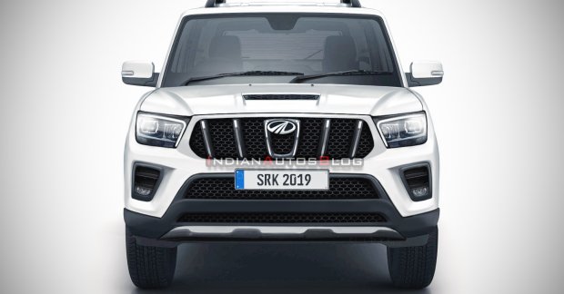 Next-gen 2020 Mahindra Scorpio front-end - IAB Rendering