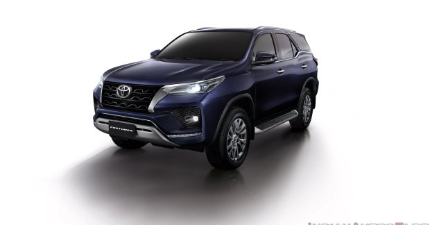 Toyota Fortuner Facelift Varaints & Color Options Leaked Ahead of Launch