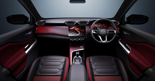 Nissan Magnite Concept Interiors Revealed, Gets 8.0-inch Touchscreen ...