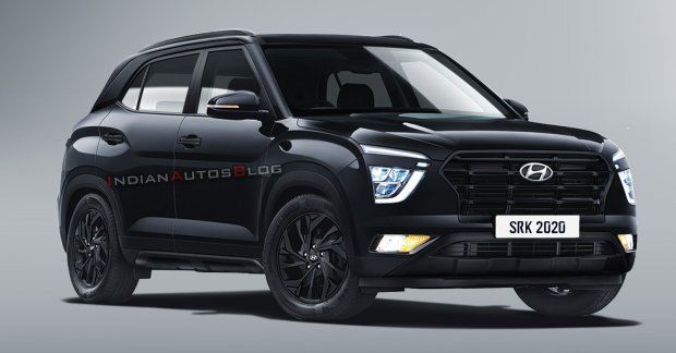 Hyundai Creta Black Edition Rendered, Looks Like a Sinister SUV