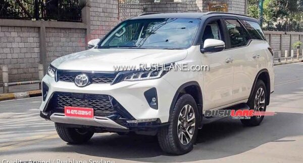Toyota Fortuner Legender Spotted In India Ahead Of Launch In Jan 2021