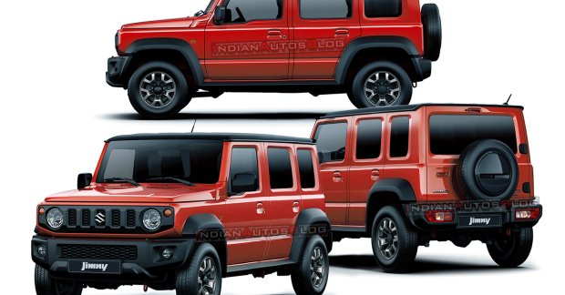 Suzuki Jimny LWB (New Maruti Gypsy) 360 Degree View Imagined