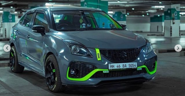 Maruti Baleno Modification Looks Sinister As A Street Racer