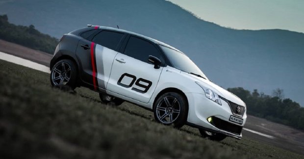 This Modified Maruti Baleno Has A Really Cool Paint Scheme [Video]
