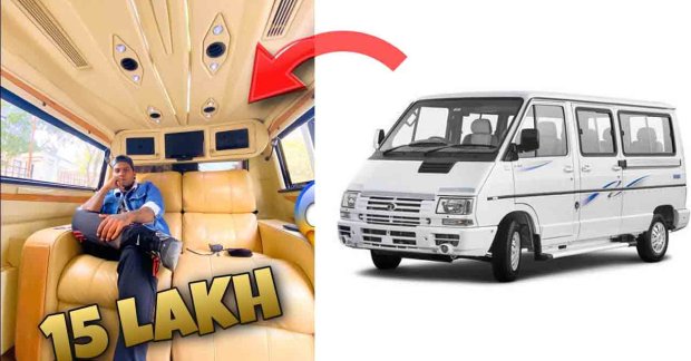 Tata Winger Modified Into A Luxury Van