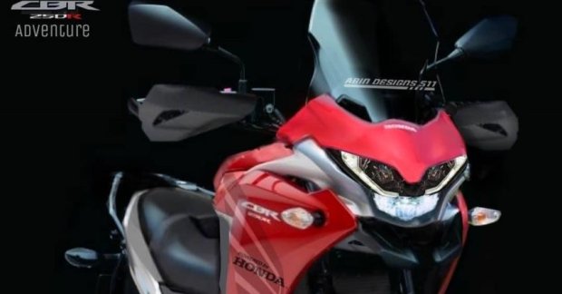 Honda CBR250R Sports-Tourer Render - Yamaha Tracer 250 Rival?