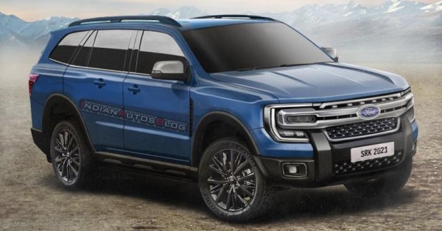 Next-Gen Ford Endeavour Imagined As Per Latest Spy Shots - IAB Renders