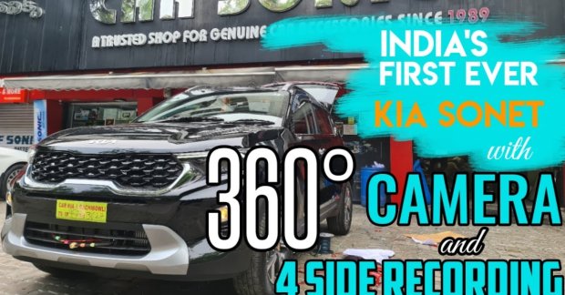 Check Out India's First Kia Sonet With A 360-Degree Camera System - VIDEO