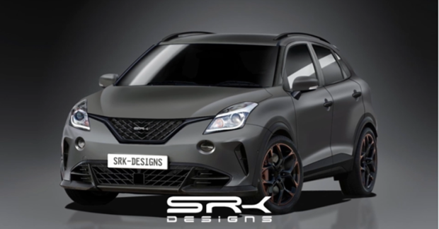 Maruti Suzuki Baleno Digital Rendered In Cross-Hatch Avatar