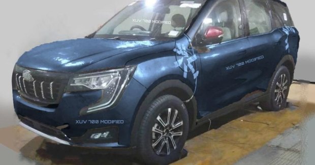 Mahindra XUV700 Colour Options Digitally Imagined - Blue, Black, Silver