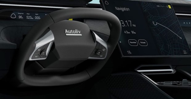 Autoliv and Tensor Unveil Foldable Steering Wheel for Level 4 ...