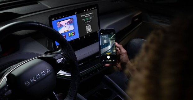 Skoda Brings Smartphone Gaming to EVs with AirConsole Integration