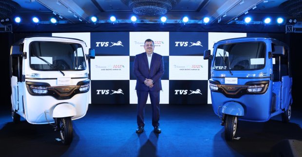 TVS King EV MAX: India’s First Bluetooth-Connected Electric Three ...